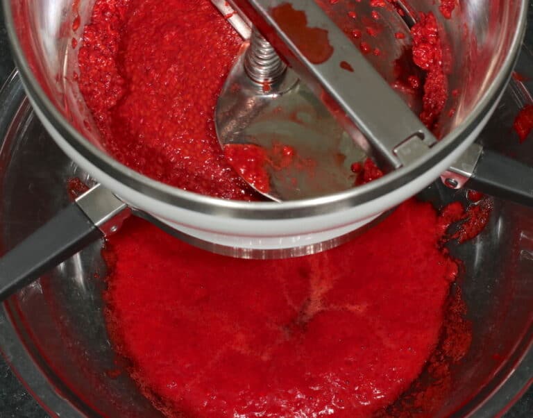Low-Sugar Raspberry Freezer Jam - A Life Well Planted