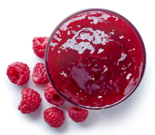 Low-Sugar Raspberry Freezer Jam - A Life Well Planted